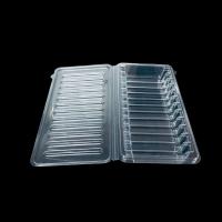 China Food Grade Transparent PET Blister Clamshells with Locking Slots for Secure Reagent Kit Packaging for sale
