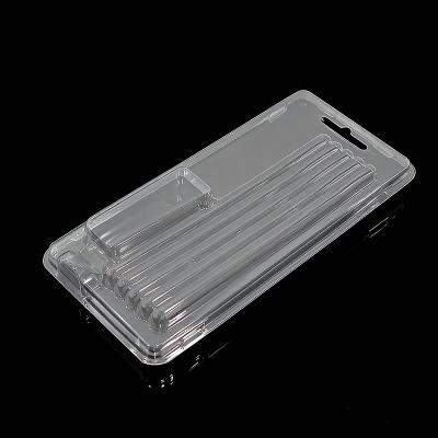 China Custom Transparent PET Plastic Blister Packaging Clamshell Cases with Recyclable Material and Customizable Design for sale