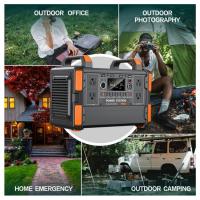 China Solar Generator 200w 300w 600w 1200w 2500w Outdoor Bank Portable Solar Lifepo4 Portable Power Station for sale