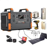 China 2025 Hot Sale 1200W Powerstation LiFePO4 Battery Bank Mobile Portable Power Station 1000W Solar Generator For Home Power Supply for sale
