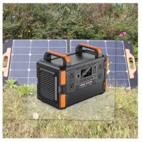China Rechargeable Backup Power Lifepo4 Battery Solar Generator 1200w Portable Power Station 600wh Solor Power Bank For Outdoor Camping for sale
