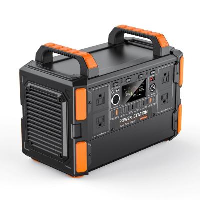 China Portable 1200WH Lithium Solar Generator Customized AC 110V/230V Power Station With MPPT Controller For Outdoor Camping Hiking for sale