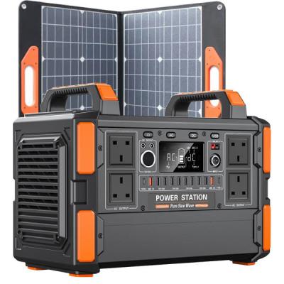 China Convenient Portable Power Supply With DC 1200W Input Recharging And Liquid Crystal Display for sale