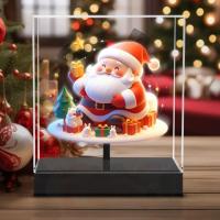 China 20CM Indoor Advertising Equipment 3D Hologram Fan For Christmas Supermarket Bar New Digital Signage Displays for sale