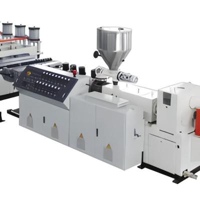 China PVC Foam Board Extrusion Line 1220mm Width And 300-400Kg/H Capacity for sale