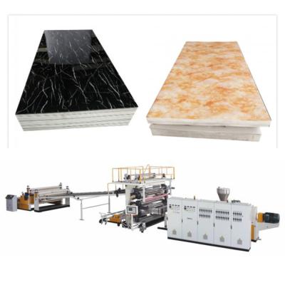 China PVC Plastic UV Coating Extrusion Line 20m 3m 2.5m For Industrial Scale Coating for sale