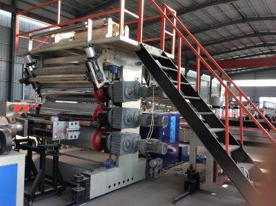 China Twin Screw Extruder UV Coating Extrusion Line With PLC Control Touch Screen Electric Heating for sale