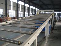 China Smooth UV Resistant UV Coating Extrusion Line With 500-1000Kg/H 2-30mm Board Thickness Range for sale