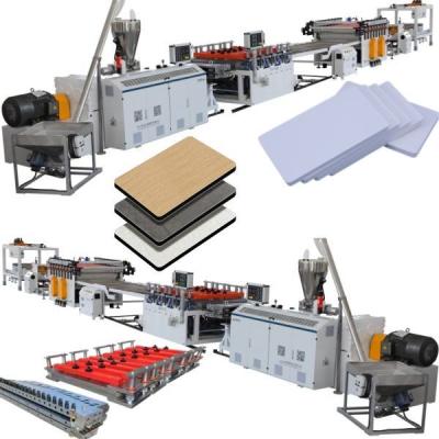 China 55kw Main Motor Power PVC Foam Board Extrusion Line Total Installed Power 510kw for sale