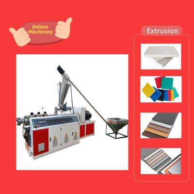 China 1220mm Width PVC Foam Board Extrusion Line With Automatic Cutting Machine 400kg/H for sale