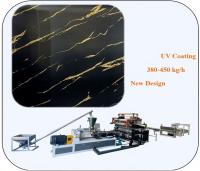 China UV Coating Extrusion Line With PLC Control Touch Screen 30 Meters 500-1000Kg/H for sale