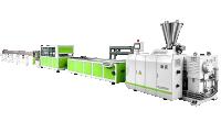 China High Speed Eco Friendly WPC Wall Panel Extrusion Line With PLC Smart Control System for sale