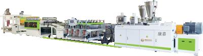 China PVC Foam Board Extrusion Line 1220mm Width And 300-400Kg/H Capacity for sale