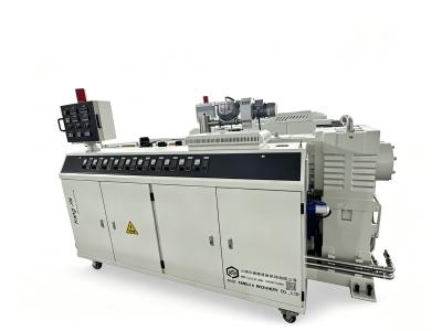 China Double Output Save Power & Labor 65 Two-strand PVC Profile Extrusion Line for sale