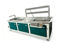 China Double Output Save Power & Labor 65 Two-strand PVC Profile Extrusion Line for sale