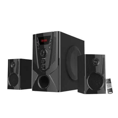 China 5.25 Inch 50W 2.1 Multimedia Speaker System with Bluetooth, USB, FM, AUX and Remote Control for sale