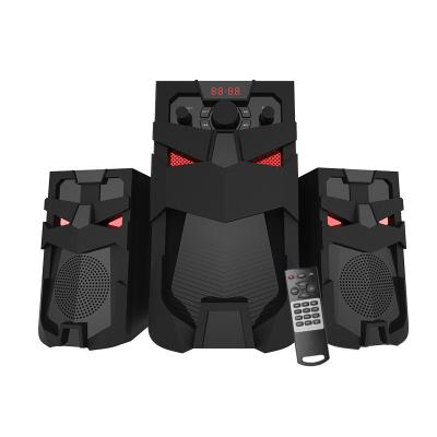 China 2.1 Channel Multimedia Speaker System with 50W Power, 4Ω Impedance and RGB Lighting for PC and Home Audio for sale