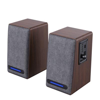 China 2.0 Bookshelf Speakers 20W Wireless Hifi with Bluetooth, AUX, RCA Connectivity and 3-inch Dual Drivers for sale