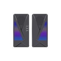 China 2.0 PC Bluetooth Speakers 6W Total Power with 60Hz-20KHz Frequency Response for Home Theater Systems for sale