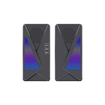 China 2.0 PC Bluetooth Speakers 6W Total Power with 60Hz-20KHz Frequency Response for Home Theater Systems for sale