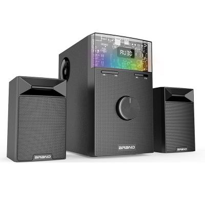 China RGB 2.1 Multimedia Speaker System with 50W Power, 5.25-inch Subwoofer and Bluetooth Connectivity for sale