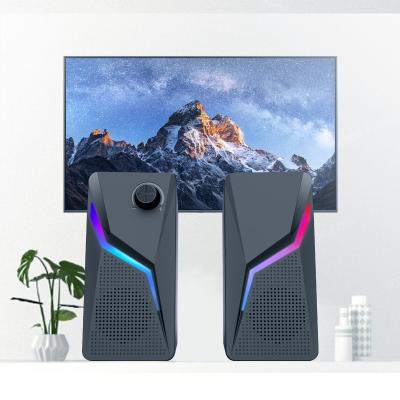 China CO702 2.0 PC Speakers with 3.5mm Audio Jack, 2 x 3W Power Output and 60Hz-20kHz Frequency Response for sale