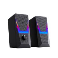 China CO705 2.0 PC Speakers with 2x3W Power Output and 60Hz-20KHz Frequency Response for Desktop Computers for sale