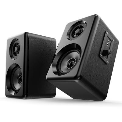 China 4 Ohms 20W Bluetooth Bookshelf Speakers 2.0 System with 60Hz-20KHz Frequency Response for PC and Home Audio for sale
