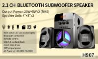 China High End RGB Light Design 2.1 Music Speakers With 4Ω Subwoofer Impedance for sale