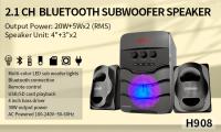 China USB Input 2.1 Bluetooth Speakers 65dB Bluetooth Subwoofer Speakers for sale