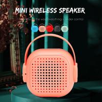 China 40mm 5W Wireless Portable Bluetooth Speaker with 500mAh Battery, TF Card & FM Radio Support for sale