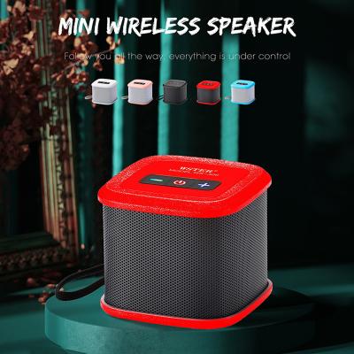 China 6×7×7cm Portable Bluetooth Speaker with 5W Output and 500mAh Battery - Bluetooth 5.0 Wireless Audio for sale