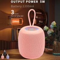 China 40mm Mini Wireless Bluetooth Speaker with 5W Output Power and 500mAh Battery - Portable Audio Device for sale