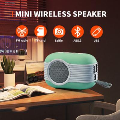 China TWS Connect 500mAh Wireless Bluetooth Speaker with 40mm Driver and 5W Output Power for sale
