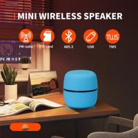 China 4.7cm × 4.6cm Portable Bluetooth Speaker with 5W Output and 500mAh Battery - Multi Color Options for sale