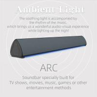 China Bass Boost 4 Ohms Bluetooth TV Soundbar with FM Radio 87.5-108MHz and 10M Wireless Range for sale