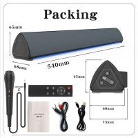 China Custom Outdoor Bluetooth Soundbar Speaker with FM Radio 87.5-108 MHz, 2.0 Channel Stereo and Multiple Input Options for sale