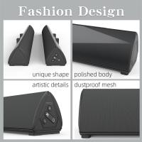 China Bluetooth V5.0 FM Radio Soundbar with 10M Wireless Range and 4 Ohms Impedance for Home Entertainment Systems for sale