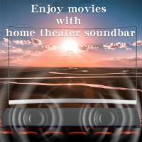 China Bass Boost 4 Ohms Bluetooth TV Soundbar with FM Radio 87.5-108MHz and 10M Wireless Range for sale