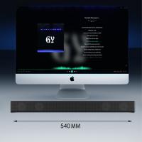 China OEM Wireless Soundbar Speaker with Bluetooth 5.0 10M Range and 8-Hour Battery Life 600mm Home Audio System for sale