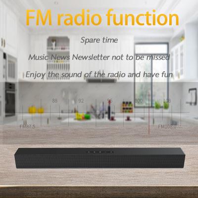 China OEM Wireless Soundbar Speaker with Bluetooth 5.0 10M Range and 8-Hour Battery Life 600mm Home Audio System for sale