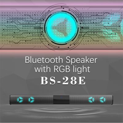 China FM Radio Portable Bluetooth Soundbar with 87.5-108 MHz Frequency and 60Hz-20KHz Response for sale