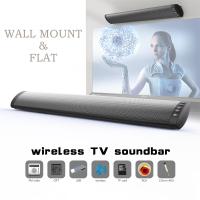 China 2.0CH Bluetooth Soundbar Speaker with 60Hz-20KHz Frequency Response and FM Radio 87.5-108MHz - Rechargeable Wireless Audio System for sale