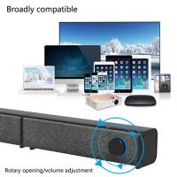 China CE Certified Home Theater Soundbar with Bluetooth 5.0 and +82dBm Sensitivity for Immersive Surround Sound for sale
