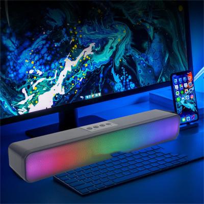 China Wireless Computer Soundbar with Bluetooth 5.0, 10M Range, and DC 5V Power for TV and PC Audio Enhancement for sale