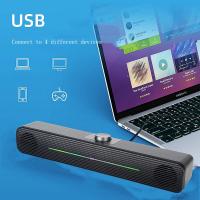 China Wireless Bluetooth 5.0 Soundbar with 10M Range and USB/SD/TF Inputs for Home Theater Systems for sale