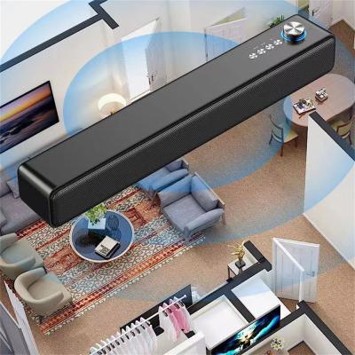 China Wireless Soundbar Speaker with Bluetooth 5.0 and 10M Range, DC 5V Input for TV Audio Enhancement for sale
