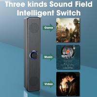 China OEM 60Hz-20KHz Frequency Bluetooth Speaker Bar Plastic Wireless Pc Soundbar for sale