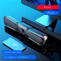 China Black 2.0CH TV Bluetooth Soundbar Speaker For Home Entertainment for sale