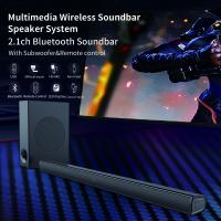 China 100W Bluetooth Soundbar with Subwoofer 20Hz-200Hz Frequency Response, Remote and Touch Control for Home Theater for sale